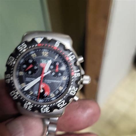 Tag Heuer Mens Rare Watch F1 Formula 1 Chronograph Gulf Mcqeen