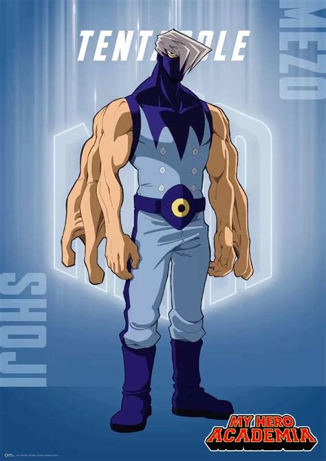 Tentacole Mezo Shoji Season 7 New Character Visual Hero Poster My Hero Academia Episodes