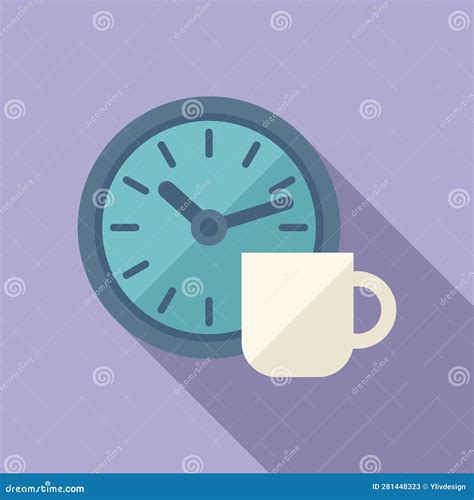 Flexible Working Hours Icon Flat Vector Work Time Stock Vector