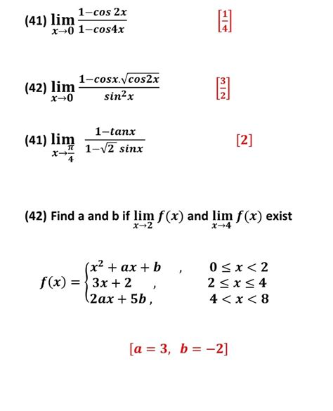 Limit And Derivatives