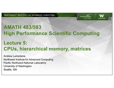 Lecture 5 The Vector Class — Amath 483583 High Performance Scientific