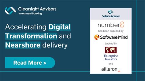 Clearsight Advises Number8 In Its Acquisition By Software Mind