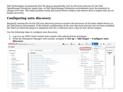 Plug In Maintenance User Guide—dell Plug In For Oracle Enterprise Manager Dell Technologies