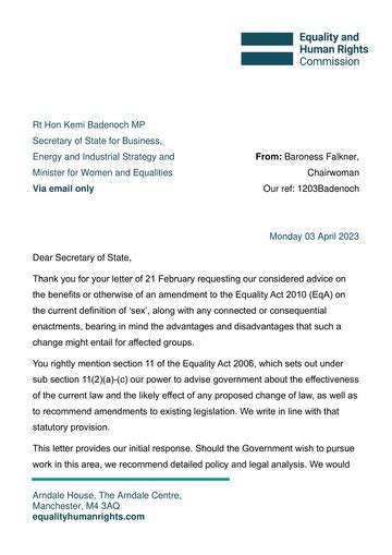 Letter To Mfwe Definition Of Sex In Ea 210 3 April 2023 1 Equality