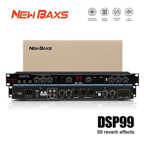 Jual New Baxs Dsp 99 Effect Vocal Anti Howling Device Digital Effect Microphone Sound Front End