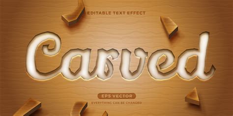 Carved Text Effect By Diq DRMWN TheHungryJPEG