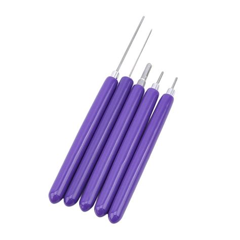 5pcsset Creative Diy Diffraction Paper Tool Quilling Paper Pen