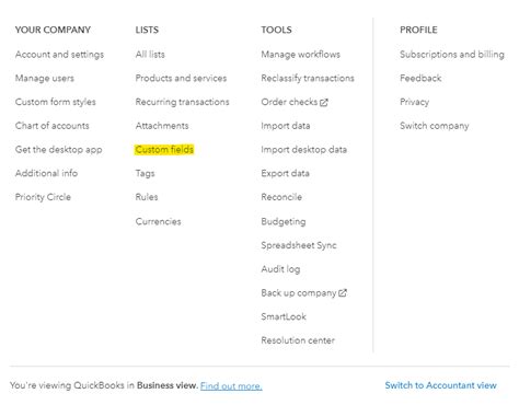 Import Custom Fields Into Quickbooks Online Transaction Pro Technical Support