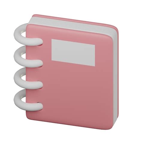 Premium Photo 3d Notebook Illustration