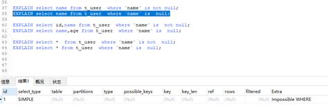mysql 优化之 is null is not null 索引使用测试 城序猿 博客园