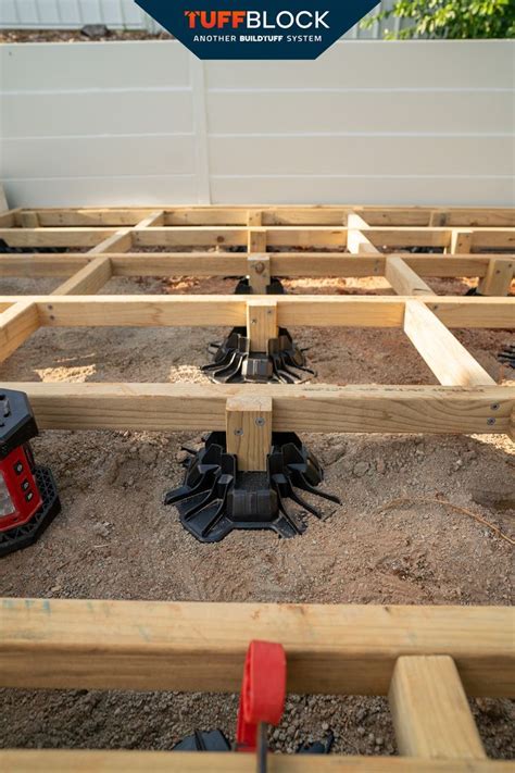 Tuffblock Pack Concrete Deck Blocks Home Improvement Projects Concrete Deck