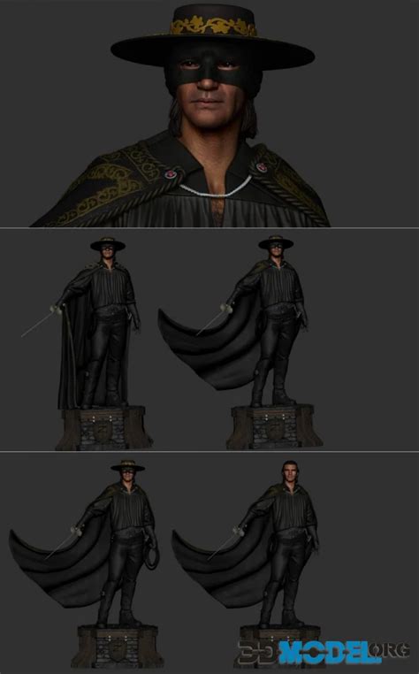 3d Model Zorro Printable