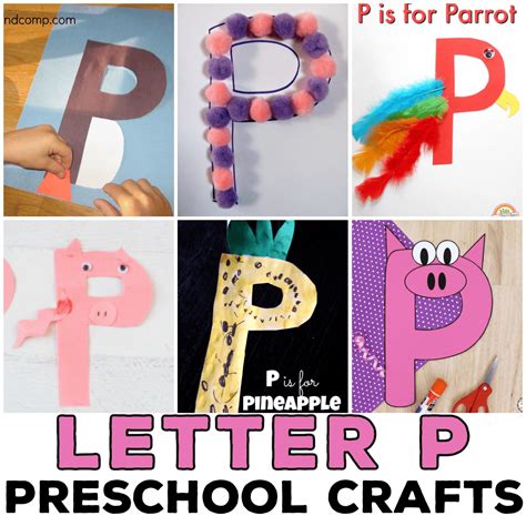 Letter P Crafts For Prebabeers