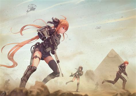 Girls Frontline Hd Wallpaper Epic Battles Await By 大猫