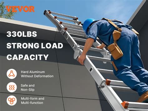 Vevor Scala Telescopica Con Telaio Ad A Scala Telescopica Per Compiti 3350 Mm Vevor It