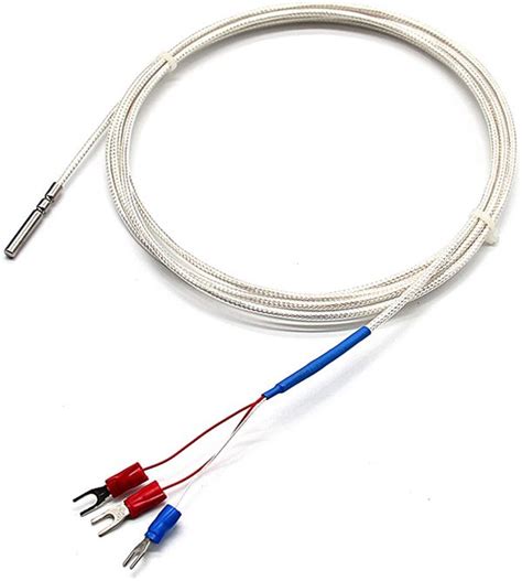 Pt100溫度感測器 防腐防水型高溫鉑熱電阻電偶 高精度 B級（2米線）精度03 台灣智能感測科技
