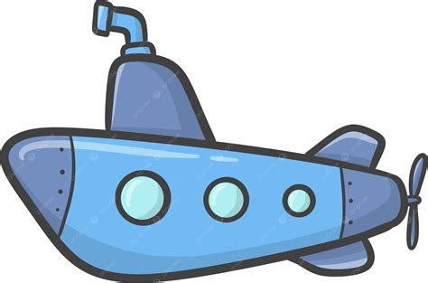 깊은 바닷속 블루잠수함 잠수함 깊은 바다 Png 일러스트 및 Psd 이미지 무료 다운로드 Pngtree