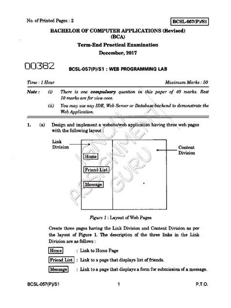 05 Bcsl057 Web Programming Pdf World Wide Web Internet And Web