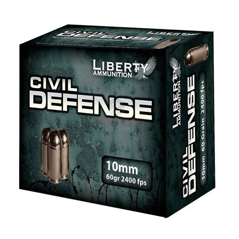 Liberty Civil Defense Ammunition 9mm Luger P 50 Grain Fragmenting