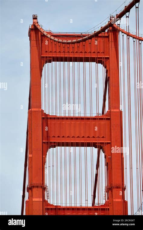 Golden Gate Bridge Suspension Bridgesan Francisco California Usa