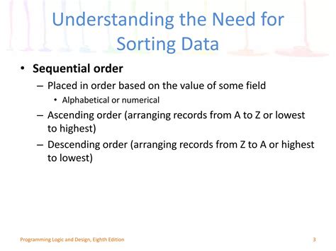 Programming Logic And Design Working With Data Pptx