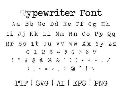 Typewriter Font Clipart Typewriter Font Clipart