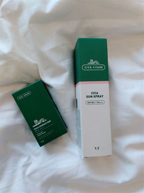 촉촉한 선크림 추천 Vt 시카 에센스 선 선 스프레이 여름 필수템 네이버 블로그