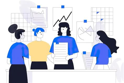 Team Analyzing Data And Strategies Premium Ai Generated Image