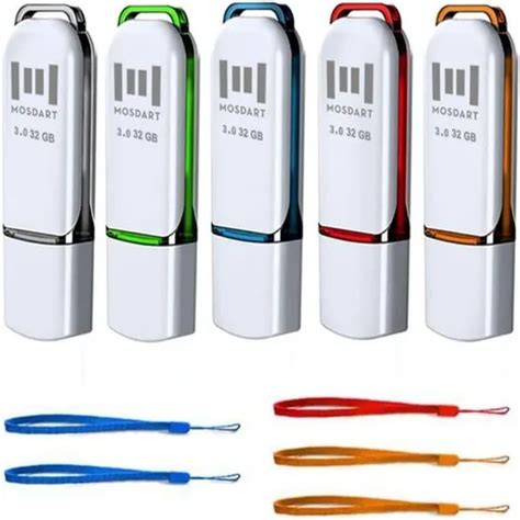 USB Memory Stick With LED Light And Lanyards For Storage And Backup USB Flash Drive And USB