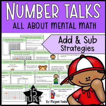 Nd Grade Number Talks Addition Subtraction Strategies NO Algorithm