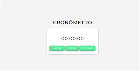 Cronometro Com Html Css Javascript Atelier Yuwaciaojp