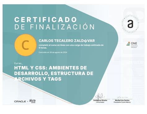 Html Css Aprendinaalura Carlos Tecalero