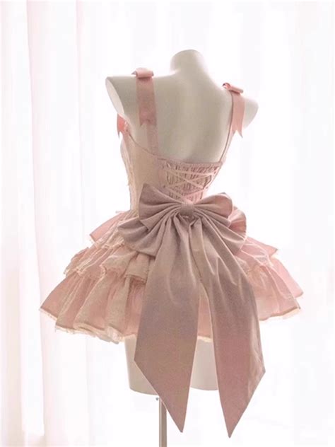Cute Ball Gown Straps Sleeveless Short Pink Birthday Dresses Birthday Pink Birthday Dress