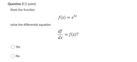 Solved Question Point Does The Function F X X Chegg Com