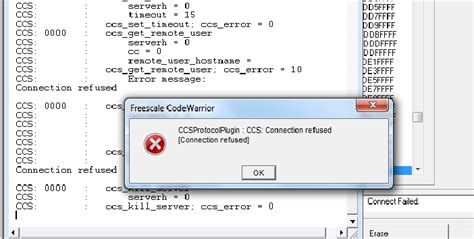 Solved Code Warrior Ethernet Tap Partno Cwh Ctp Cop Ye Showing Connection Refused While