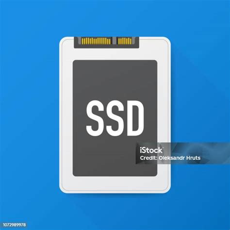 솔리드 스테이트 드라이브 Ssd 다각형 컴퓨터 장치 하드 디스크 벡터 일러스트입니다 계혈등에 대한 스톡 벡터 아트 및 기타 이미지 Istock