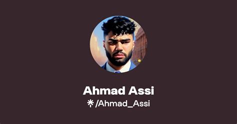 Ahmad Assi Instagram Facebook Linktree