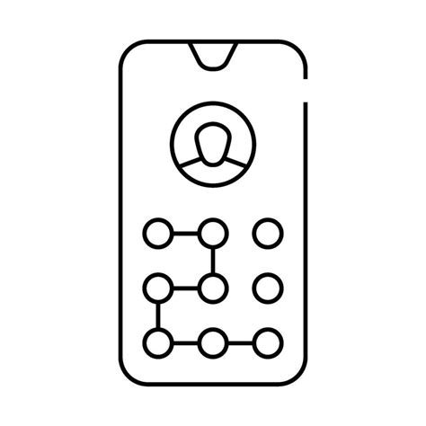 Picture Password Line Icon Illustration Line 48348220 Vector Art At Vecteezy