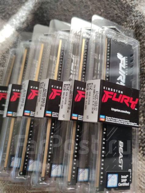 Оперативная память Kingston Fury 32gb Ddr4 3200mhz новая 32 гб новый