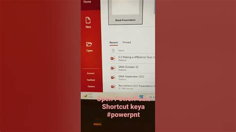 How To Open Microsoft Powerpoint Using Run Command Shorts Powerpnt Youtube