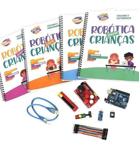 Kit Iniciante Para Robótica Com Arduino Crianças Com 7anos Frete Grátis