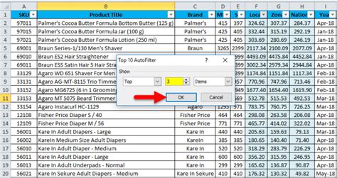 Autofilter In Excel Examples How To Use Autofilter