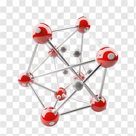 투명한 배경에 3d 빨간색과 흰색 분자 구조 분자 구조 3d Png 일러스트 및 이미지 에 대한 무료 다운로드 Pngtree