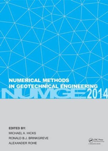 Libro Numerical Methods In Geotechnical Engineering De Hicks Michael A