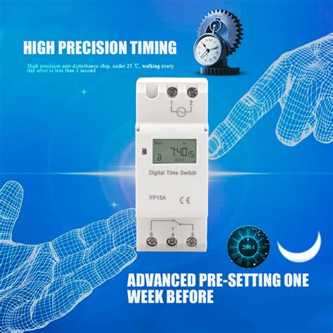 Panel Mounted Digital Lcd Timer Electronic Program Vicedeal