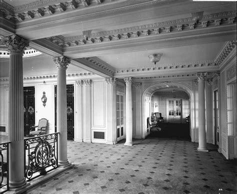 Rms Aquitania Interior Rms Aquitania Long Gallery Cunard Line
