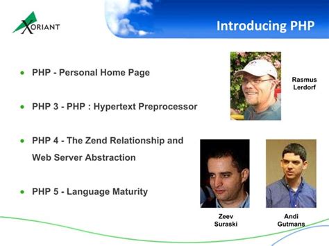 Php History Introduction Summary Extensions And Frameworks Ppt