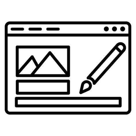 Premium Vector Web Vector Design Icon