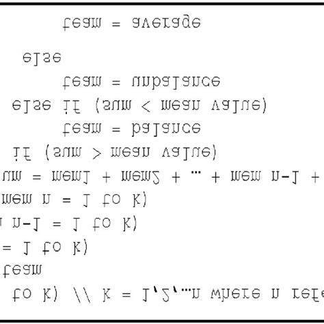 Algorithm For Determining The Combination Values Download Scientific
