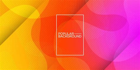 Modern Premium Colorful Wavy Abstract Wide Background With Gradient Color Purpleorange And Pink